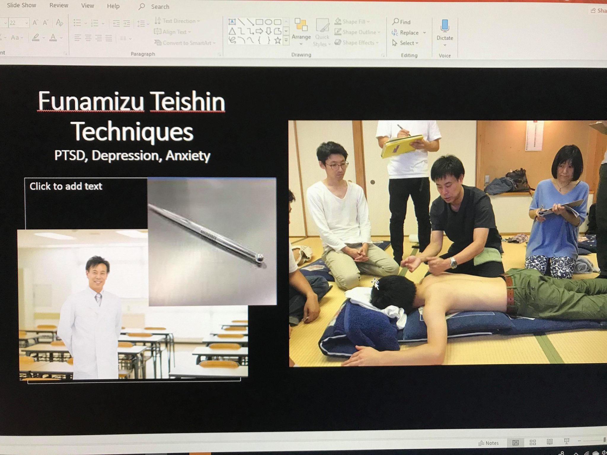 Funamizu style of Teishin Acupuncture – Mental health care using ...